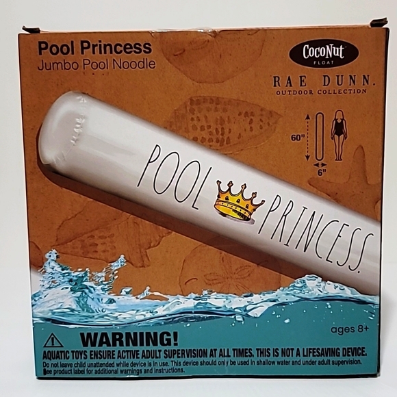 Rae Dunn | Other | Rae Dunn Pool Princess Jumbo Tube Pool Float 6 X 6 ...